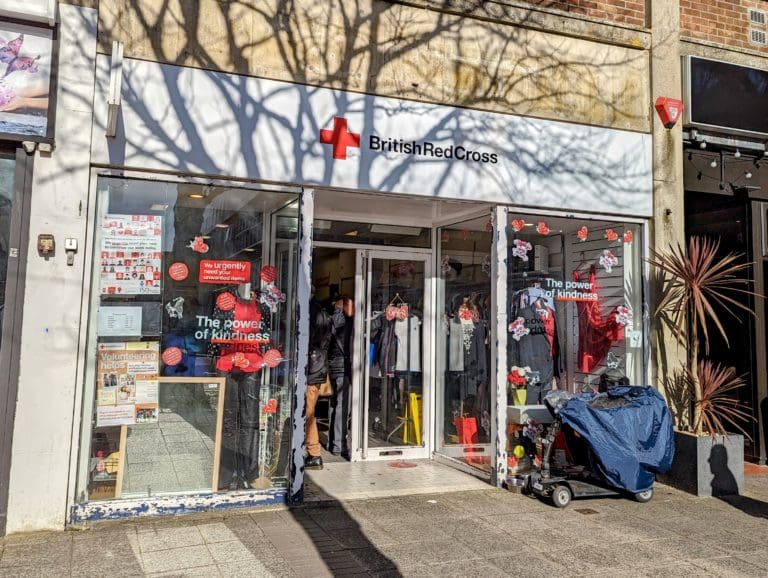 British Red Cross shop | West End Plymouth